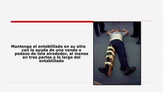 Primeros Auxilios Heridas, Hemorragias, Fracturas y Traslado de ...