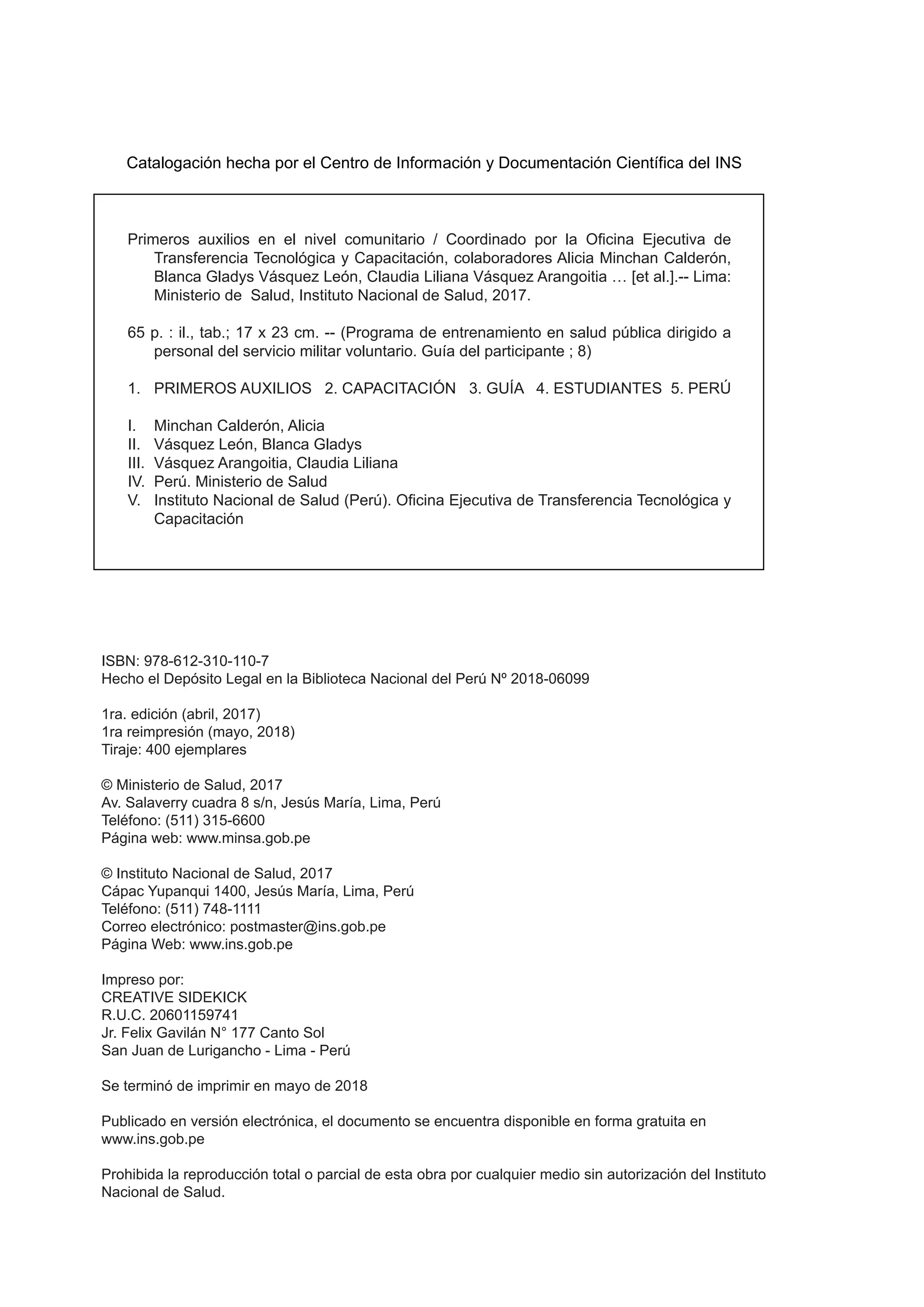 PRIMEROS AUXILIOS MINSA.pdf