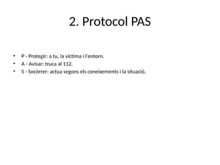 Primeros auxilios para estudiantes de la ESO. | PPT