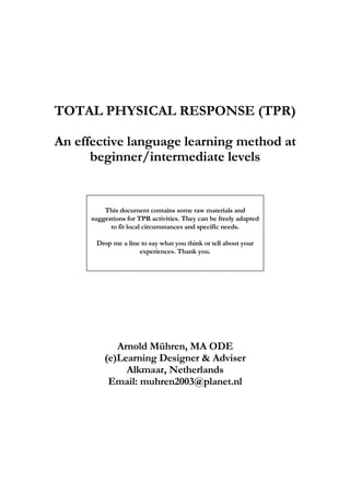 Primer Total Physical Response | PDF