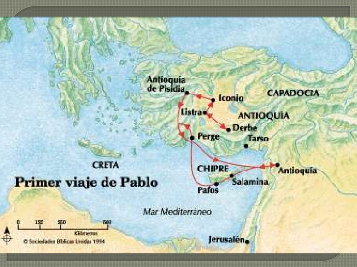 Primer viaje misionero de pablo