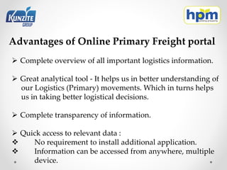 Primery freight | PPT