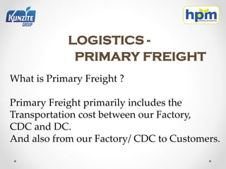 Primery freight | PPT