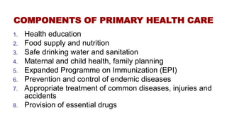Primery health care | PPTX