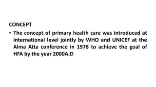 Primery health care | PPT