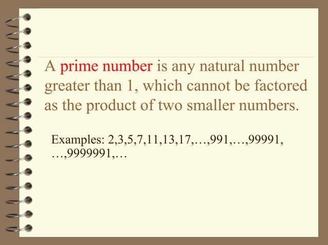 Primes: a quick tour to spplications and challenges! | PPT | Free Download