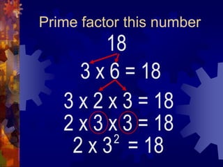 Prime Factorization Of 18