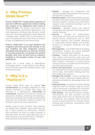 PRIMEUR GHIBLI NEXT™: Enterprise Data Integration Platform | PDF ...