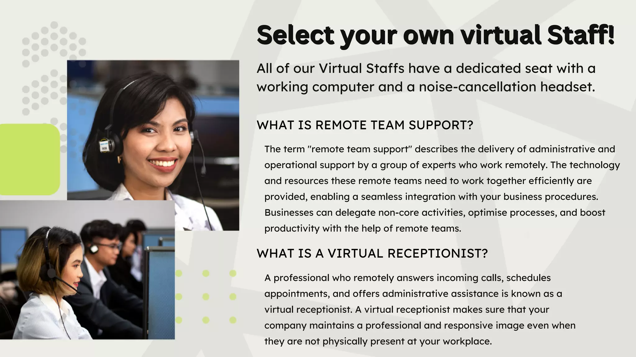 Virtual receptionist | PPT