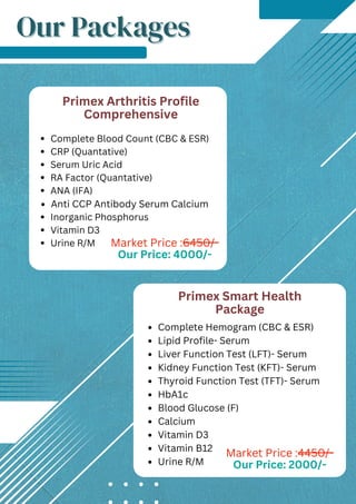 Best Blood Test lab near me - Primex Laboratories | PDF