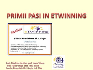 Primii pasi-in-etwinning | PPT