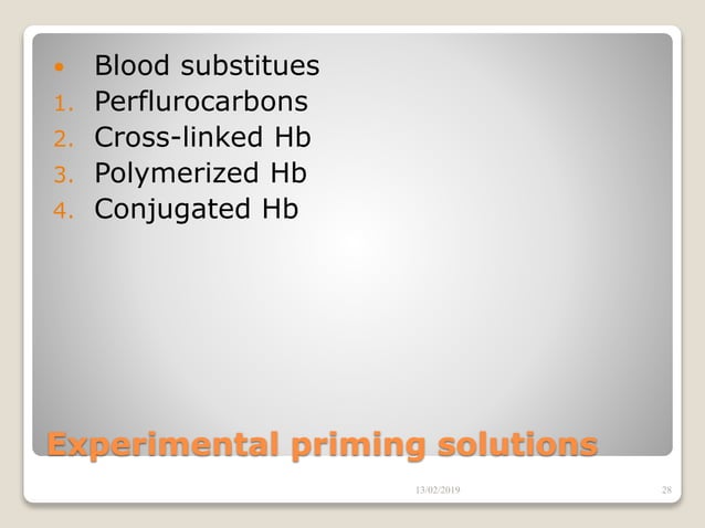 Priming fluid and hemodilution | PPTX | Blood Disorders | Diseases and ...