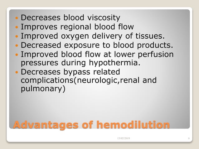 Priming fluid and hemodilution | PPTX | Blood Disorders | Diseases and ...