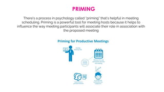 Priming for productive meetings | PPTX | Business Expos & Conferences ...
