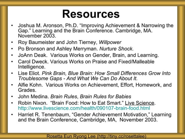 Priming Your Kids for Success | PPT