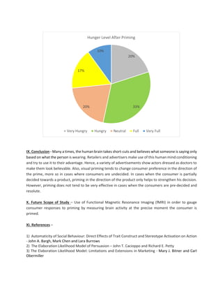 Use of Priming in Marketing | PDF