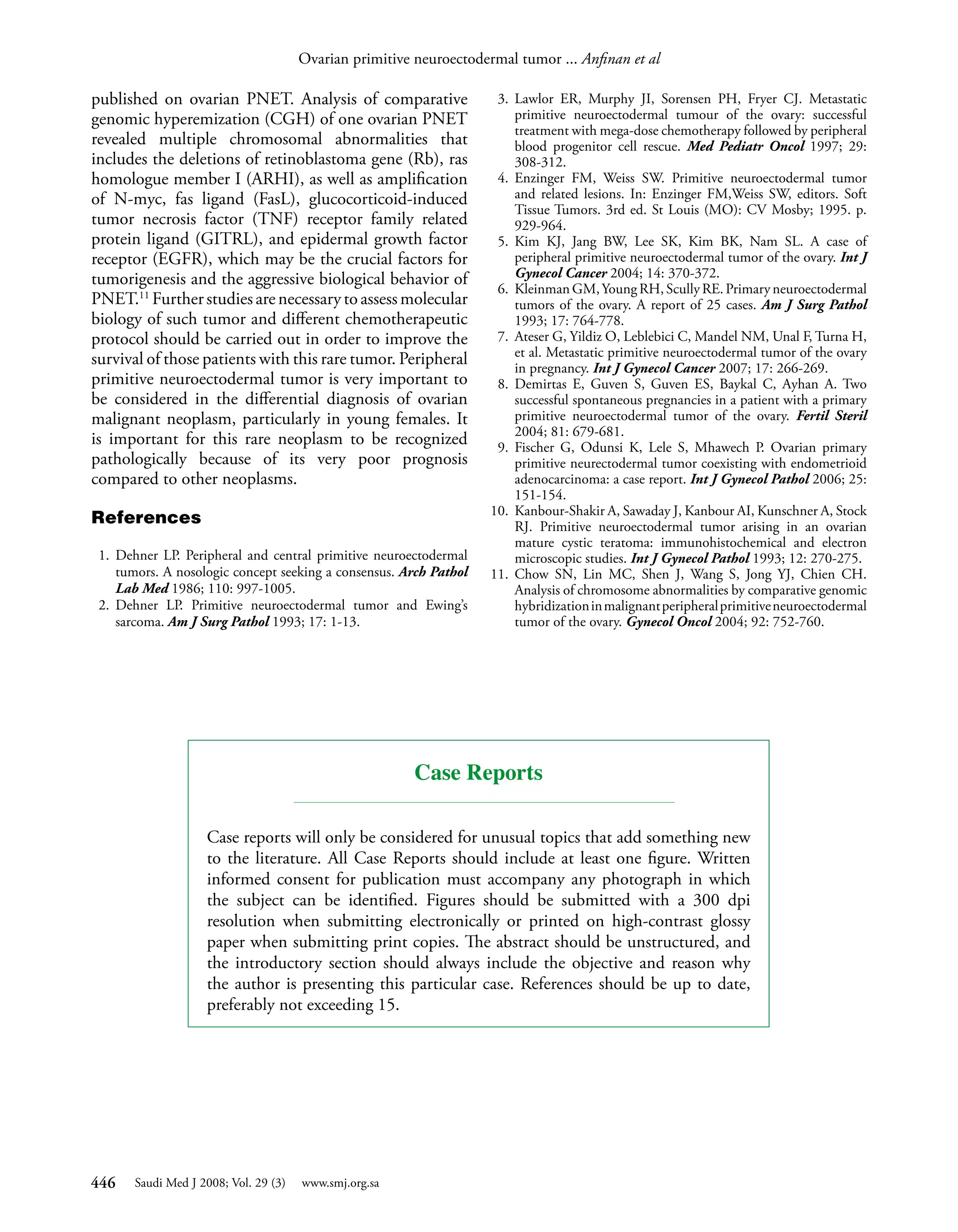 Primitive Neuroectodermal Tumor Of The Ovary Pdf