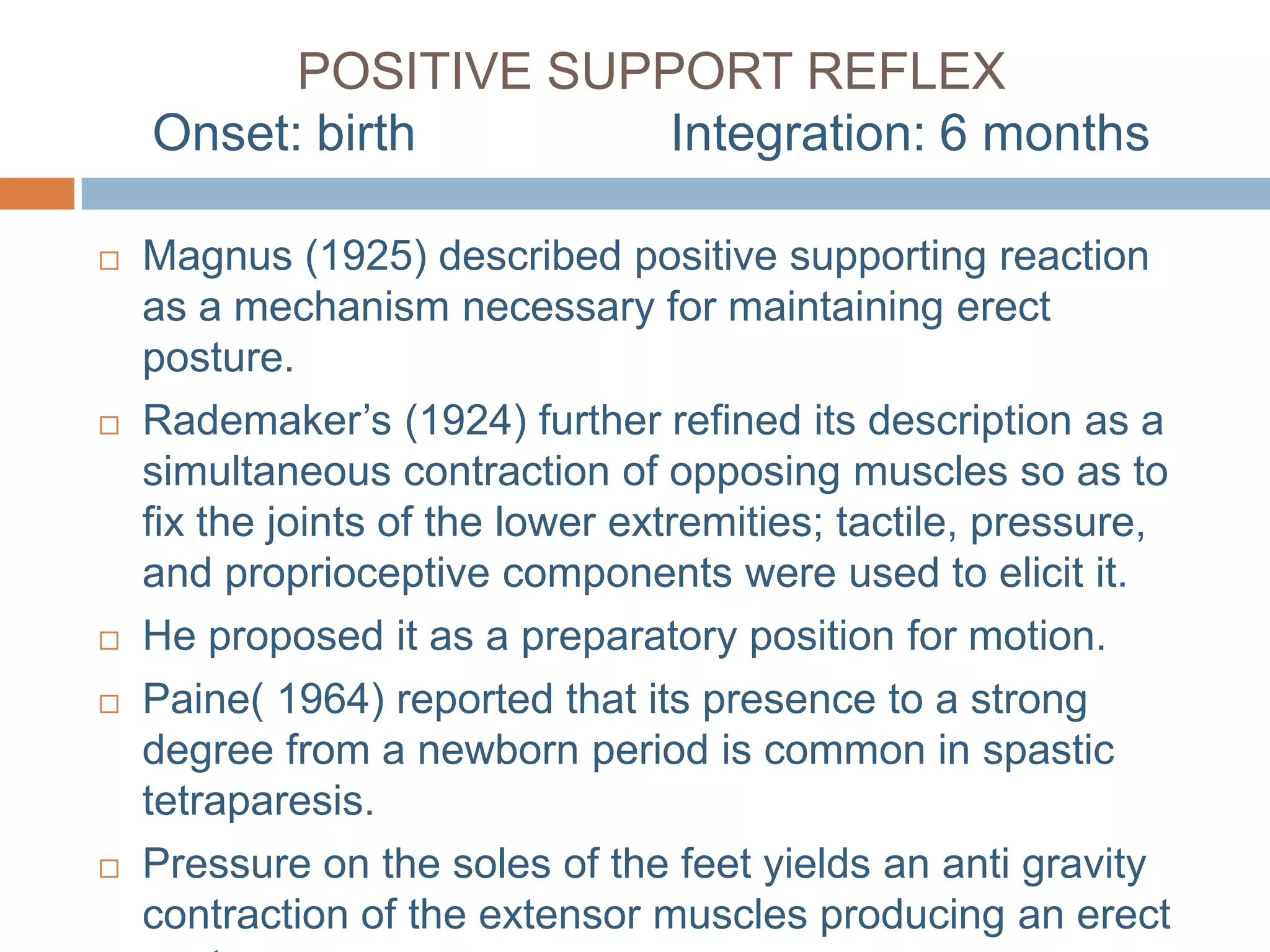 Primitive And Tonic Reflexes | PPTX | Classical Music | Music
