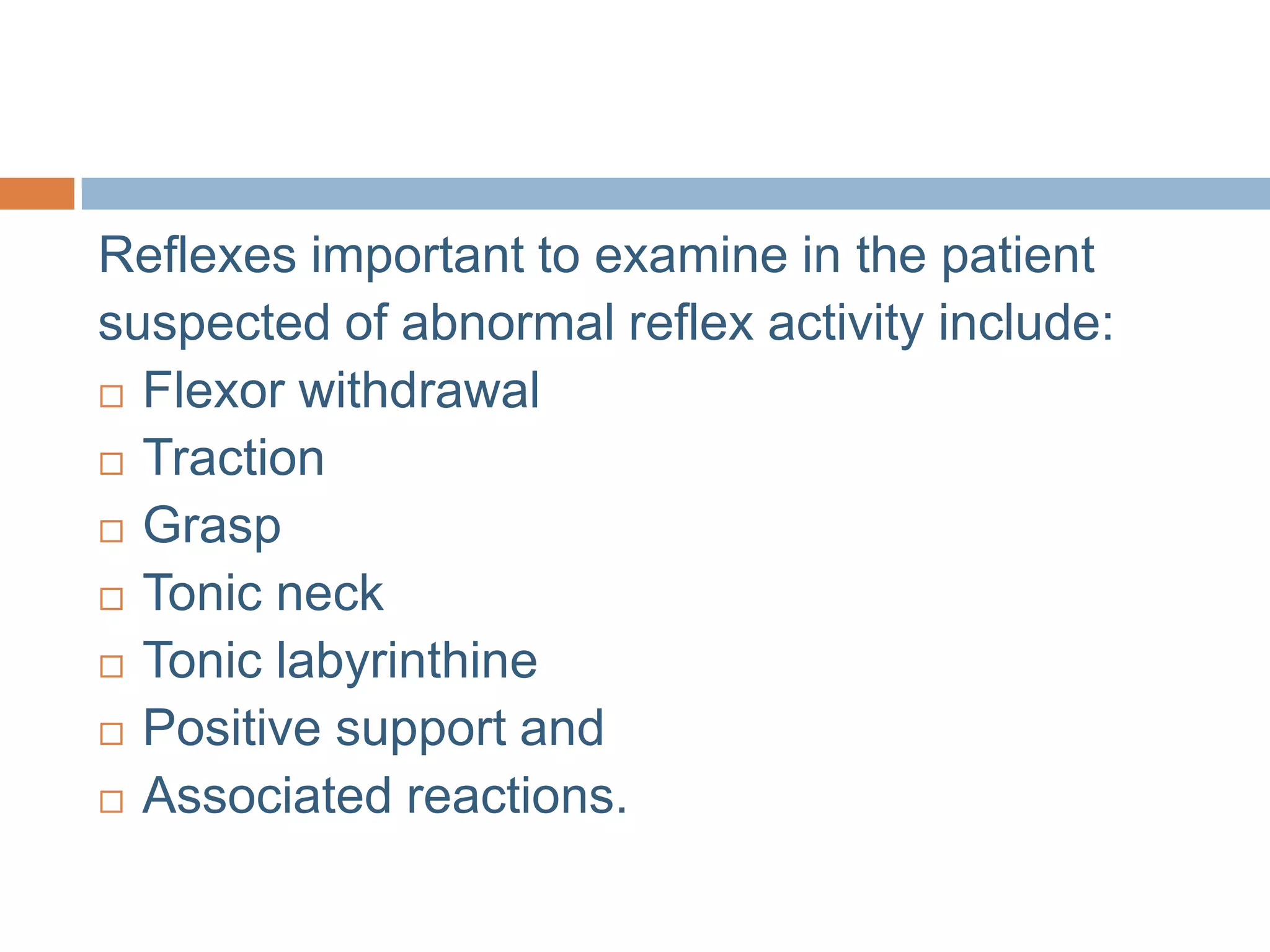 Primitive And Tonic Reflexes | PPTX