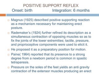 Primitive And Tonic Reflexes | PPTX