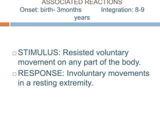 Primitive And Tonic Reflexes | PPTX