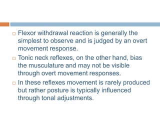 Primitive And Tonic Reflexes | PPTX