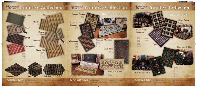Homespice Decor Primitive Collection Summer 2011 - Part 1 of 2 | PPT