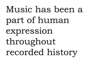 Primitive music revised | PPTX