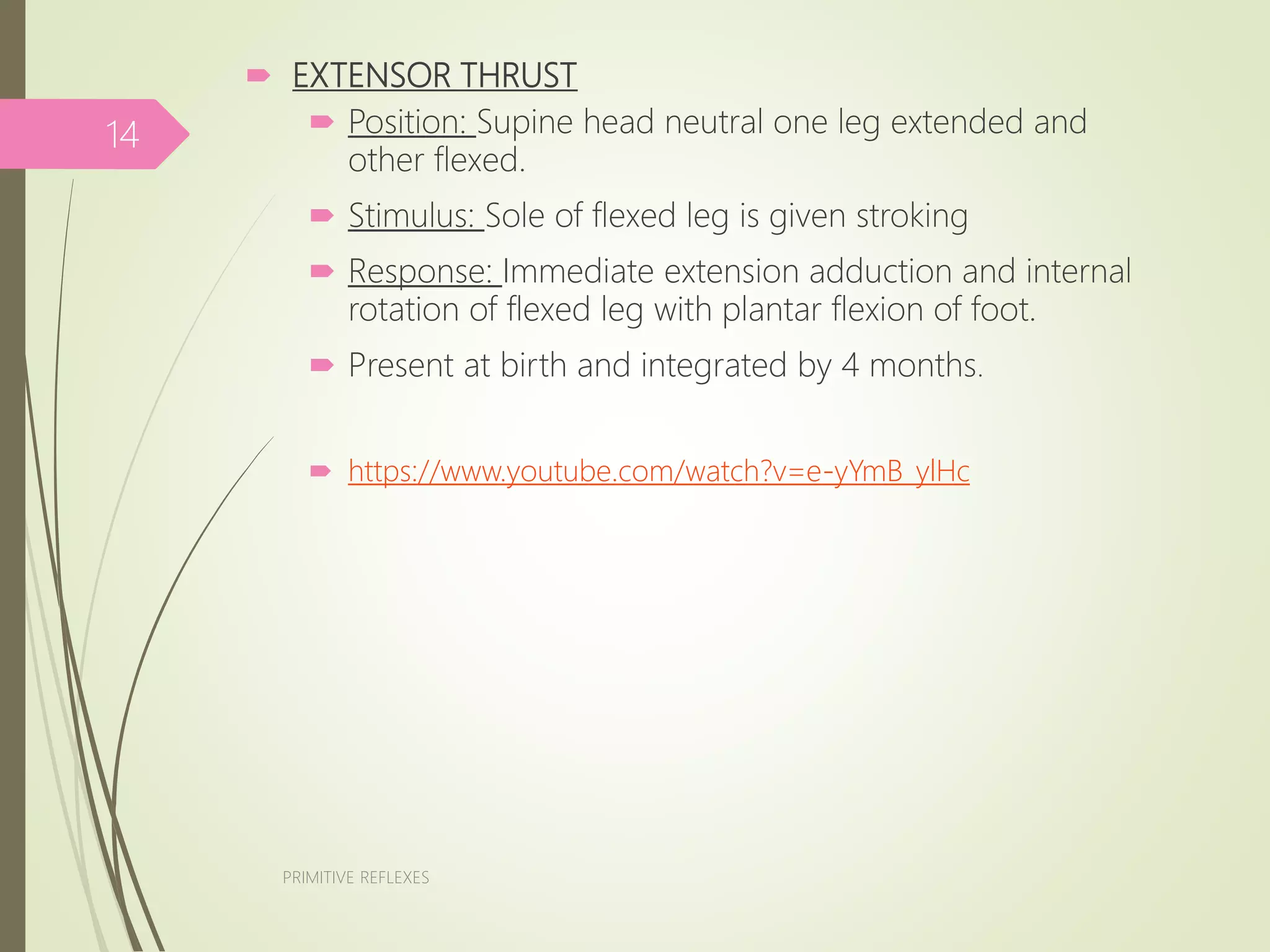 Primitive reflexes | PPTX