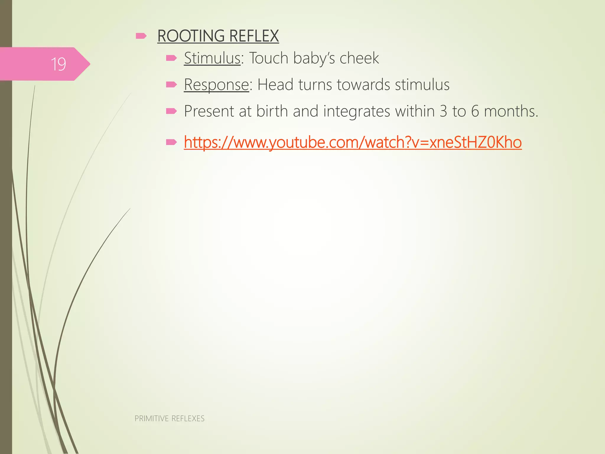 Primitive reflexes | PPTX