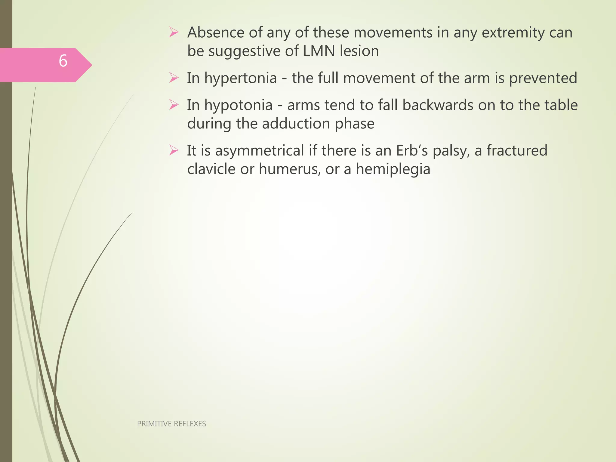 Primitive reflexes | PPTX