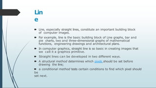 primitives in computer graphics using .pptx