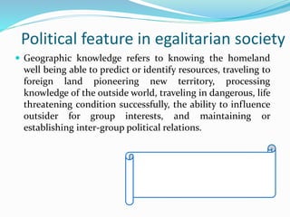 Primitive communism and egalitarian society | PPTX