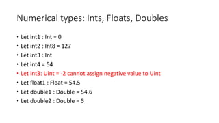 Primitive types | PPT