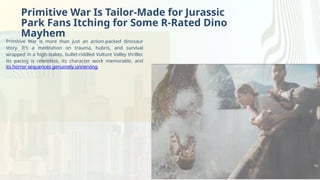 Primitive War Is Tailor-Made for Jurassic Park Fans Itching for Some R ...