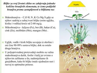 Primjena fiziologije biljaka u poljoprivredi i agronomiji | PPTX