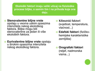 Primjena fiziologije biljaka u poljoprivredi i agronomiji | PPT