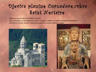 Primjeri kiparstva i slikarstva romanike | PPT