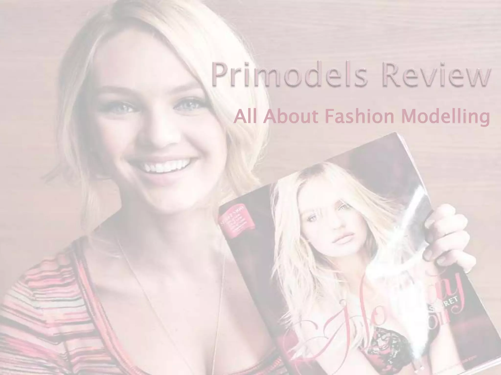 All about Fashion Modelling | PPTX
