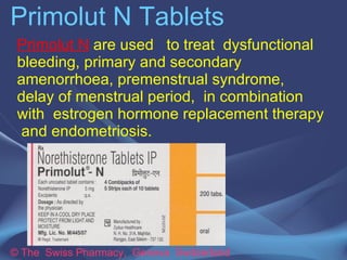 Primolut N Tablets for Treatment of Menstrual Problems | ODP