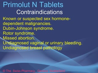 Primolut N Tablets for Treatment of Menstrual Problems | ODP