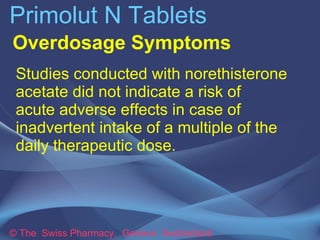 Primolut N Tablets for Treatment of Menstrual Problems | ODP