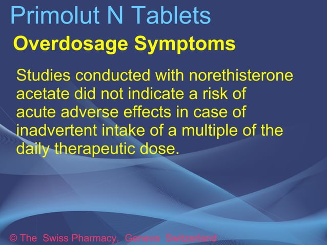 Primolut N Tablets for Treatment of Menstrual Problems | ODP ...