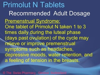 Primolut N Tablets for Treatment of Menstrual Problems | ODP
