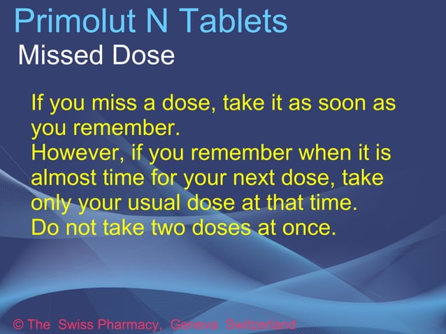 Primolut N Tablets for Treatment of Menstrual Problems | ODP ...