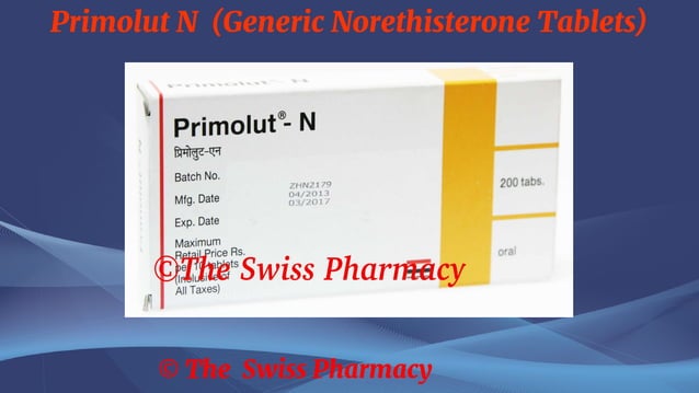 Primolut N (Generic Norethisterone Tablets) | PDF | Pregnancy ...