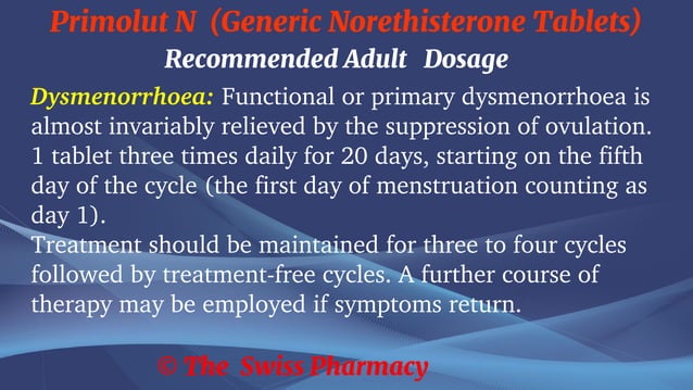 Primolut N (Generic Norethisterone Tablets) | PDF | Pregnancy ...