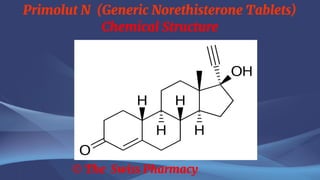 Primolut N (Generic Norethisterone Tablets) | PDF