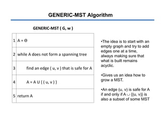 Prim's algorithm | PPTX