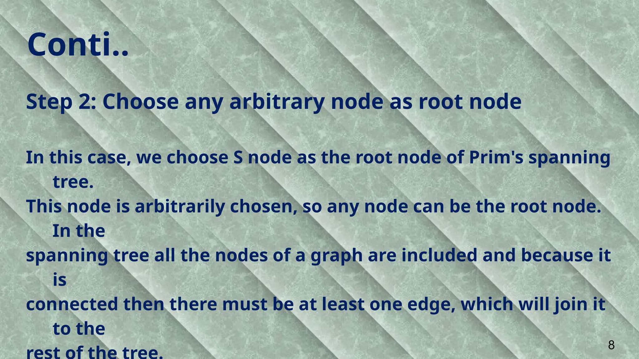 Prim's Algorithm Presentation for prims algorithm (1).pptx Prim's Algorithm Presentation for prims algorithm (1).pptx